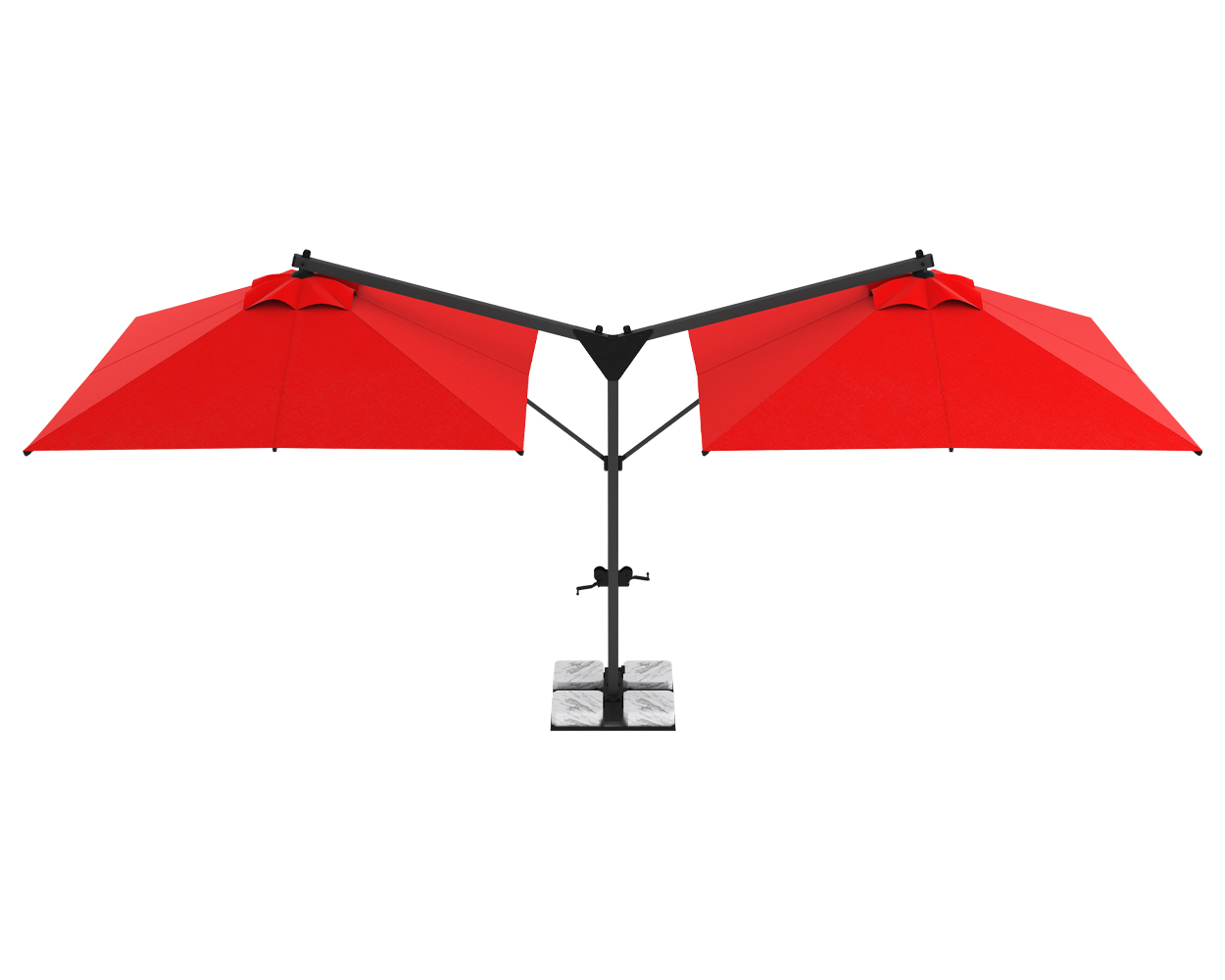 Classic Double Side Pole Umbrella | Garden Umbrella Manufacturer